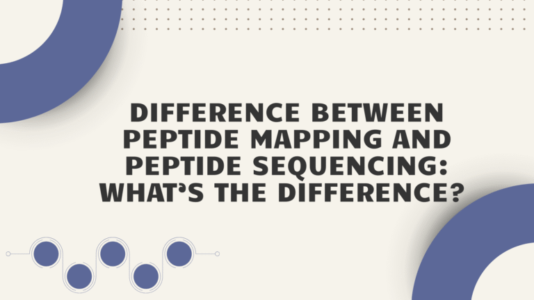 Peptide Mapping vs Peptide Sequencing: Key Differences