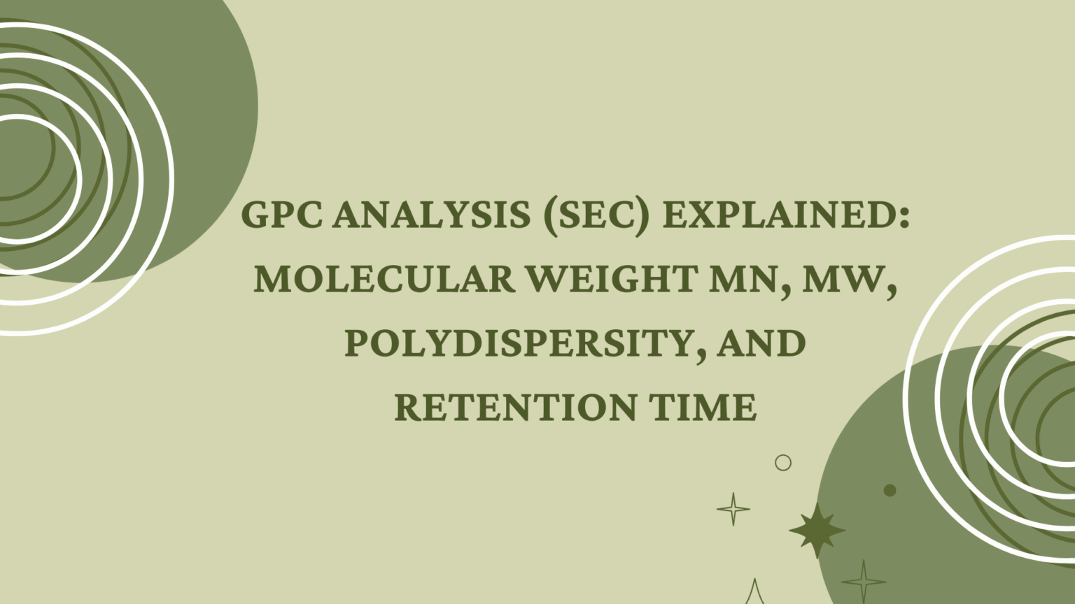 GPC Molecular Weight Analysis